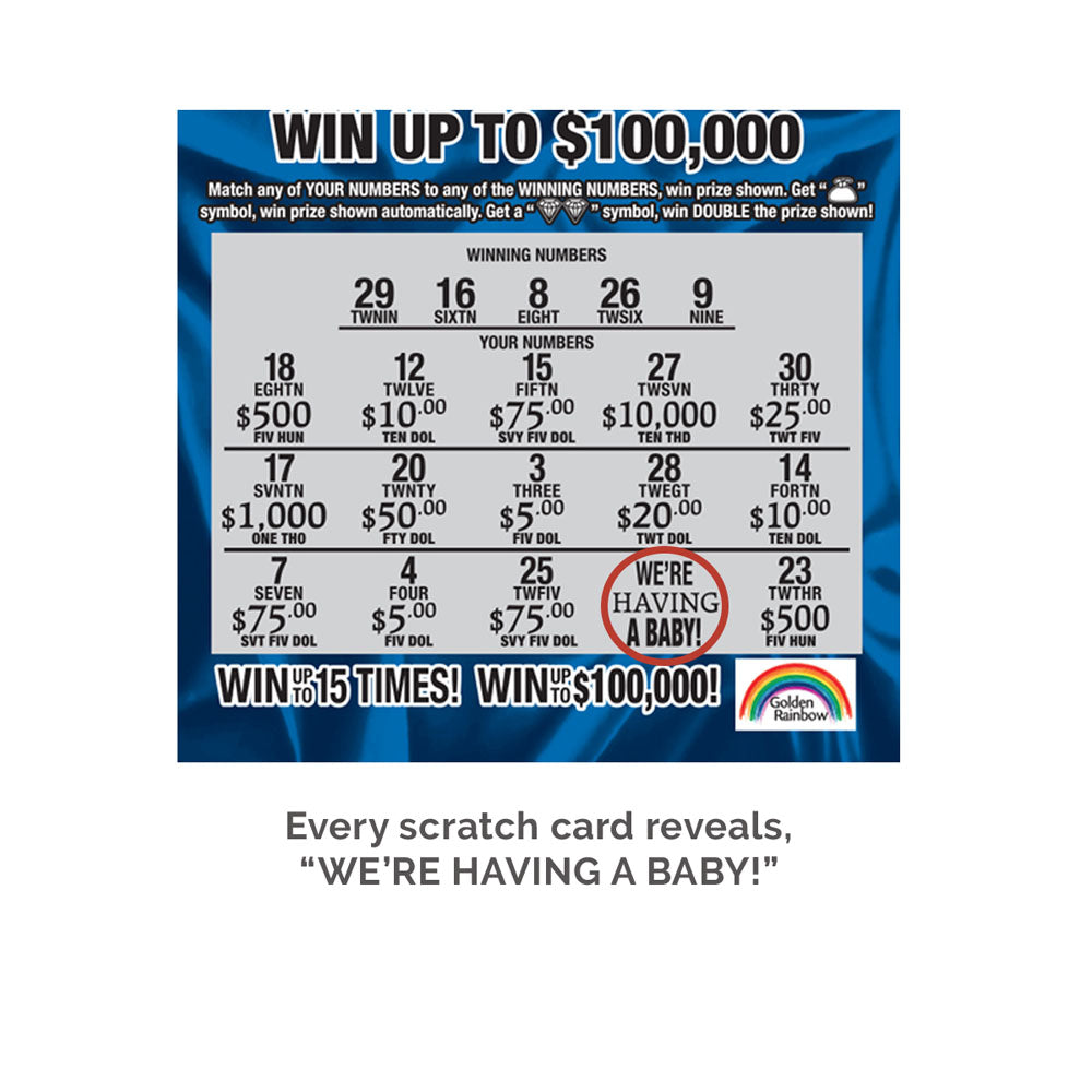 Pregnancy Announcement Scratchies – Fun Baby Reveal Cards | Peachly ...